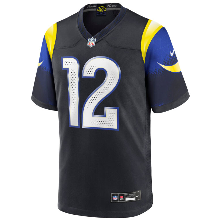 Puka Nacua Los Angeles Rams Midnight Blue 2025 Rivalries Collection ...