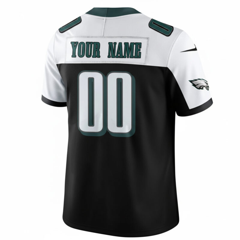 Custom Philadelphia Eagles Super Bowl LII LIX Champions Black Alternate ...