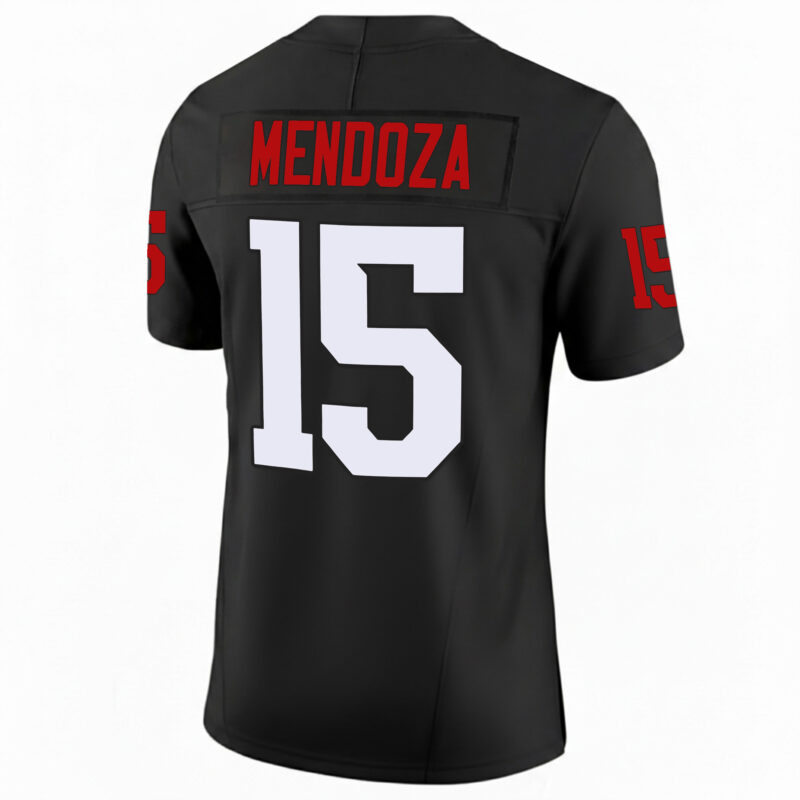 Fernando Mendoza Indiana Hoosiers Football Peach Bowl Black Vapor F.U.S ...