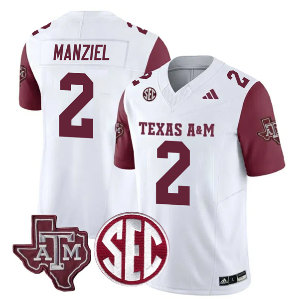 Johnny Manziel Texas A&M Aggies Football Alternate Black Jersey w/ SEC ...
